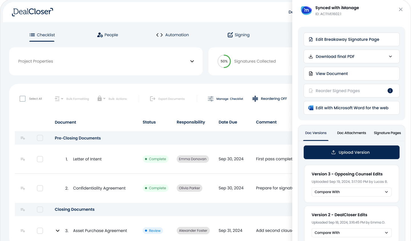 What is a closing binder? Using dealcloser's electronic closing books